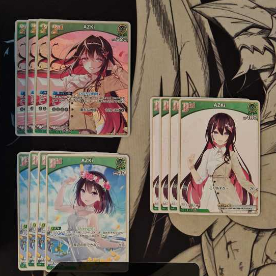 hololive official card game card hBP01 AZKi playset | Shopee Malaysia