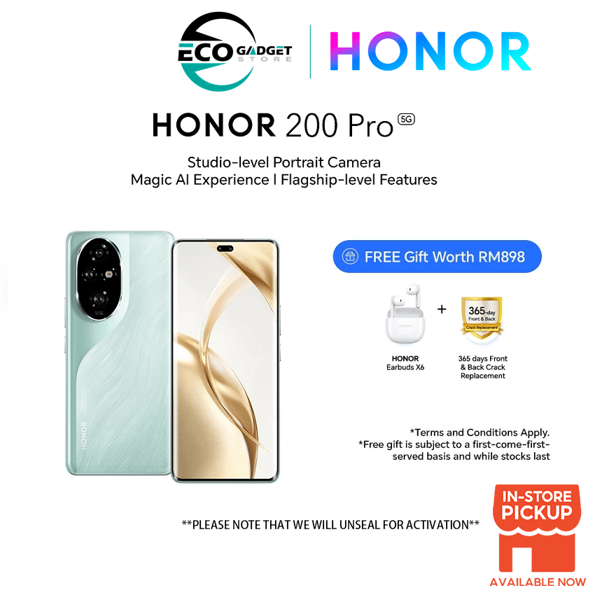 HONOR 200 Pro 5G Smartphone 24 (12+12)GB+512GB Triple 50MP Studio-level ...