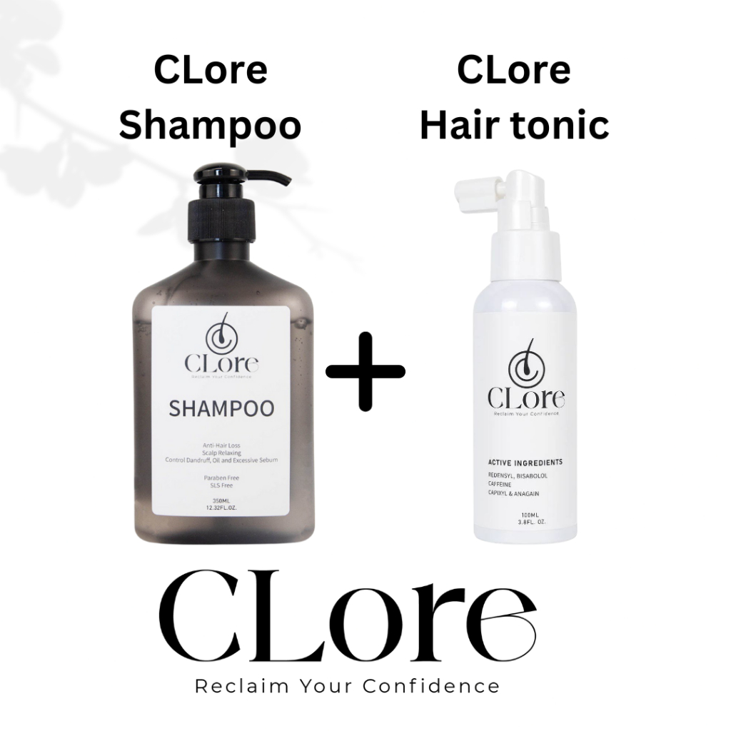 COMBO CLore Tonic 100ml and Shampoo 350ml | Shopee Malaysia