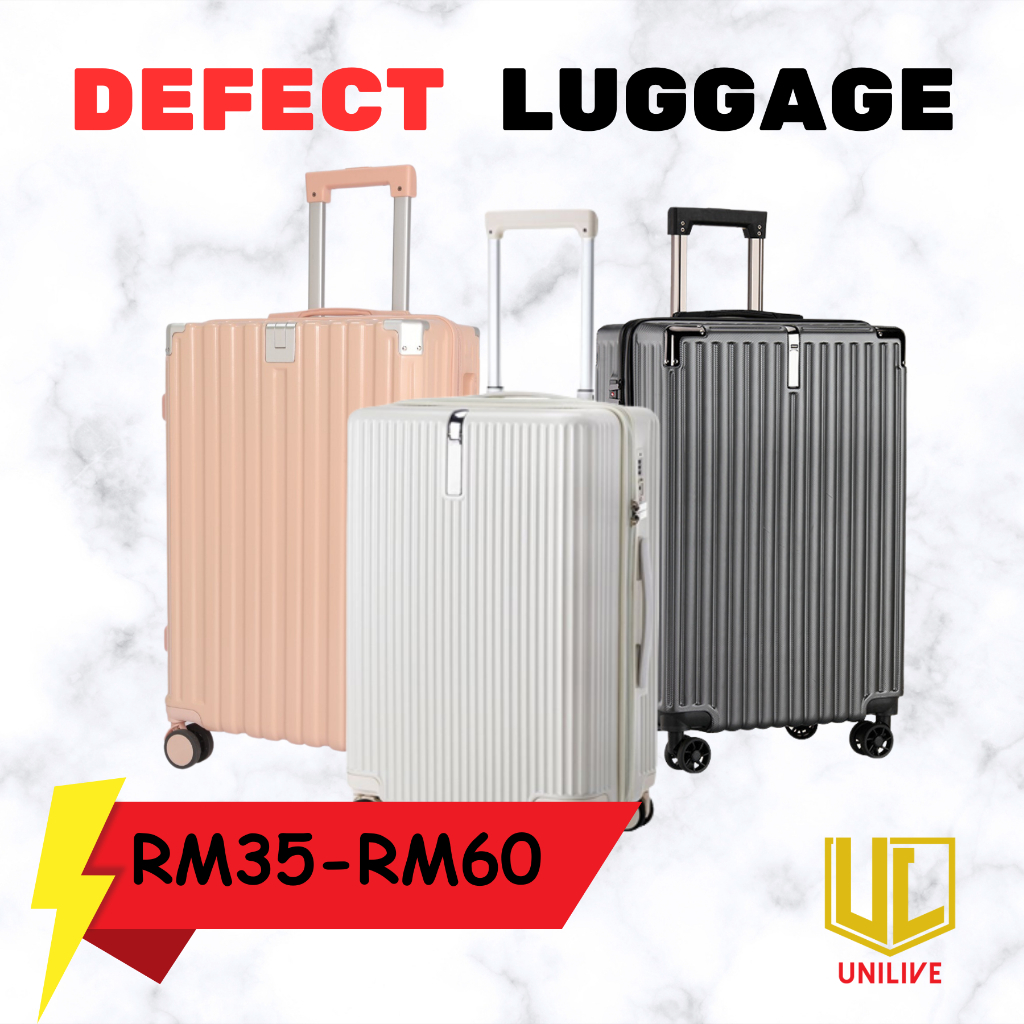 DEFECT Luggage Trolley Bag (20 & 24 & 28 Inch) (Suitcase, Bagasi ...