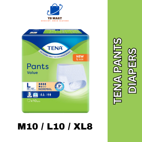 TENA Pants Value Adult Diapers (M10/L10/XL8) 1 Pack | Shopee Malaysia