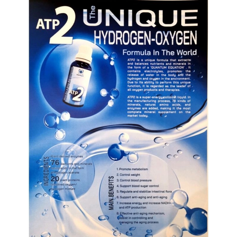 Agape ATP2 Energized Cocentrate Oxygen Hydrogen | Shopee Malaysia