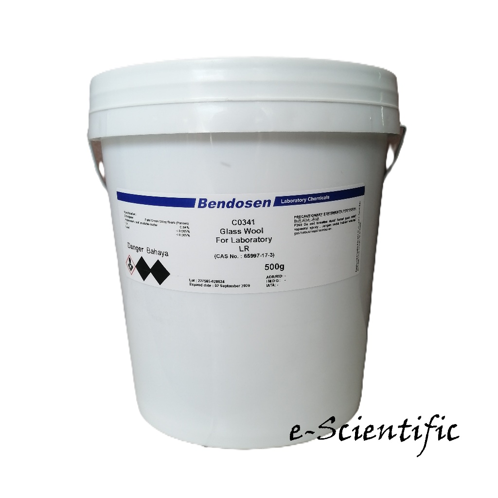 Glass Wool for Laboratory LR, 500g, BENDOSEN | Shopee Malaysia