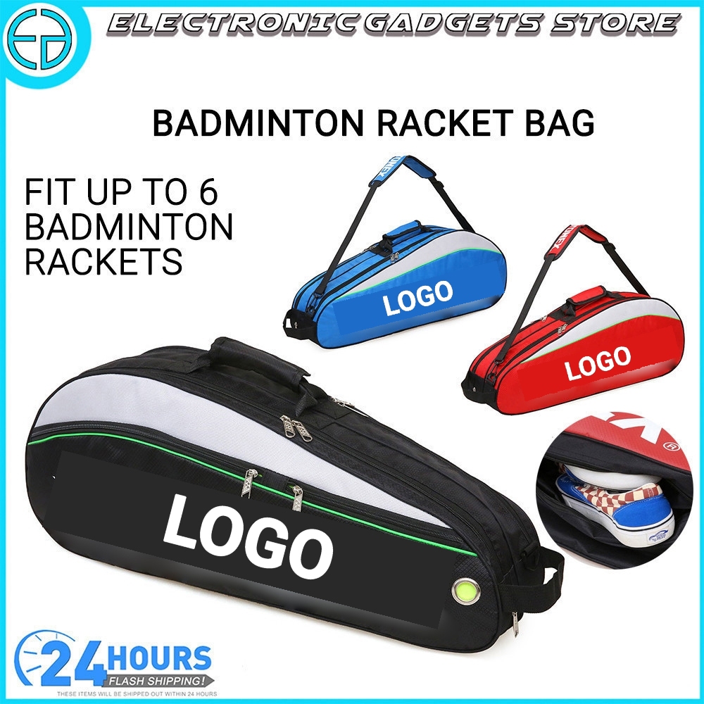 Badminton Bag Waterproof Double Compartment Strap Sebelah Bahu Beg ...