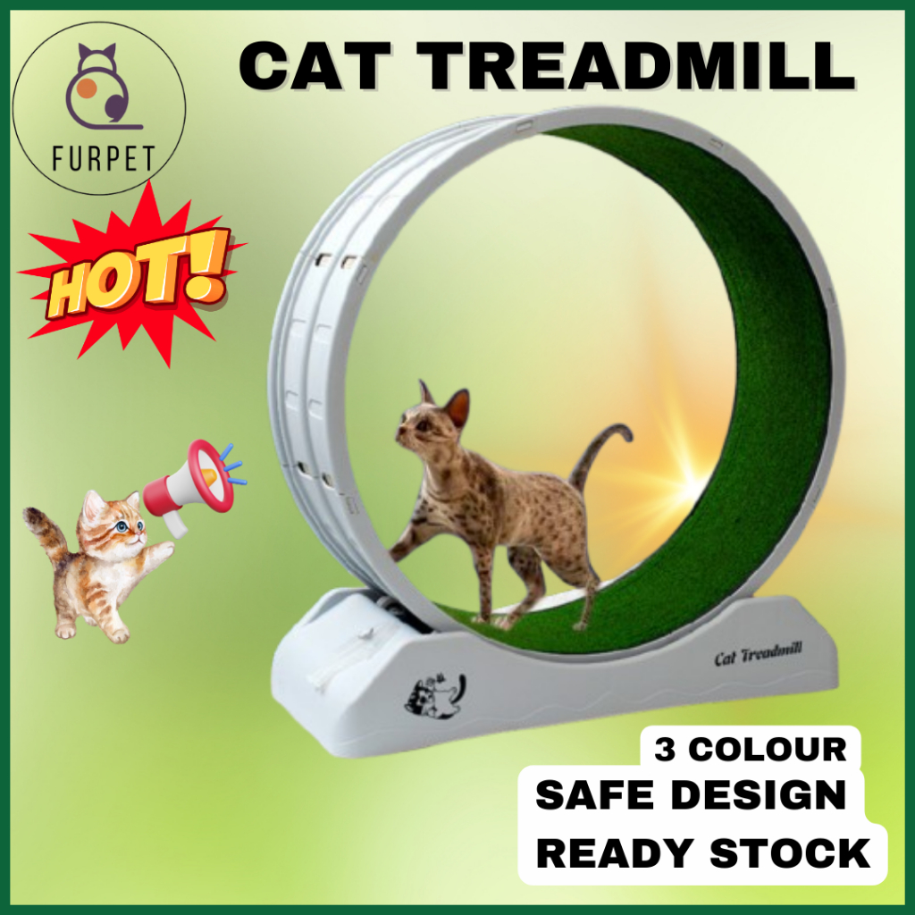 FURPET Cat Treadmill Pet Dog Large Running Machine Climbing Fitness ...