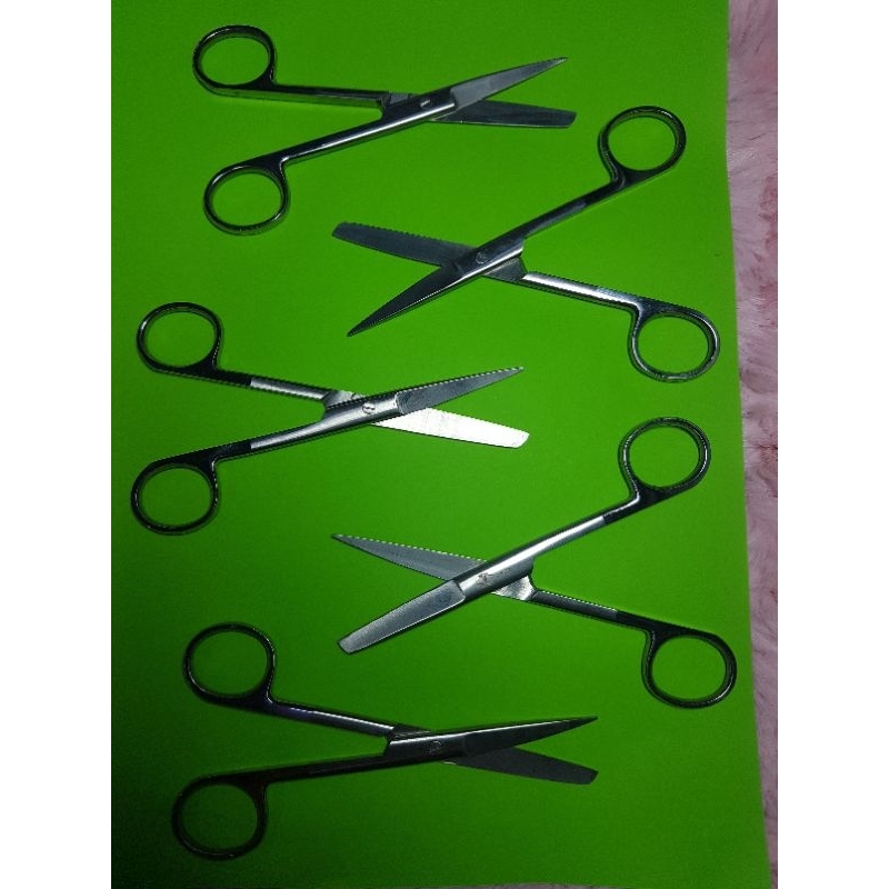 Surgical Scissors Stainless Steel / Nurses Essential Tools SHARP BLUNT ...