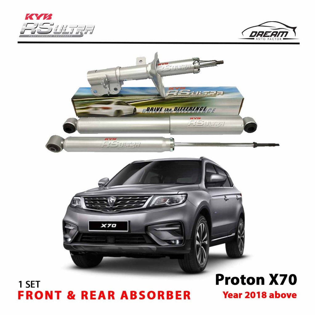 Proton X70 Kayaba KYB RS Ultra Front And Rear Absorber Set 555HD02 ...