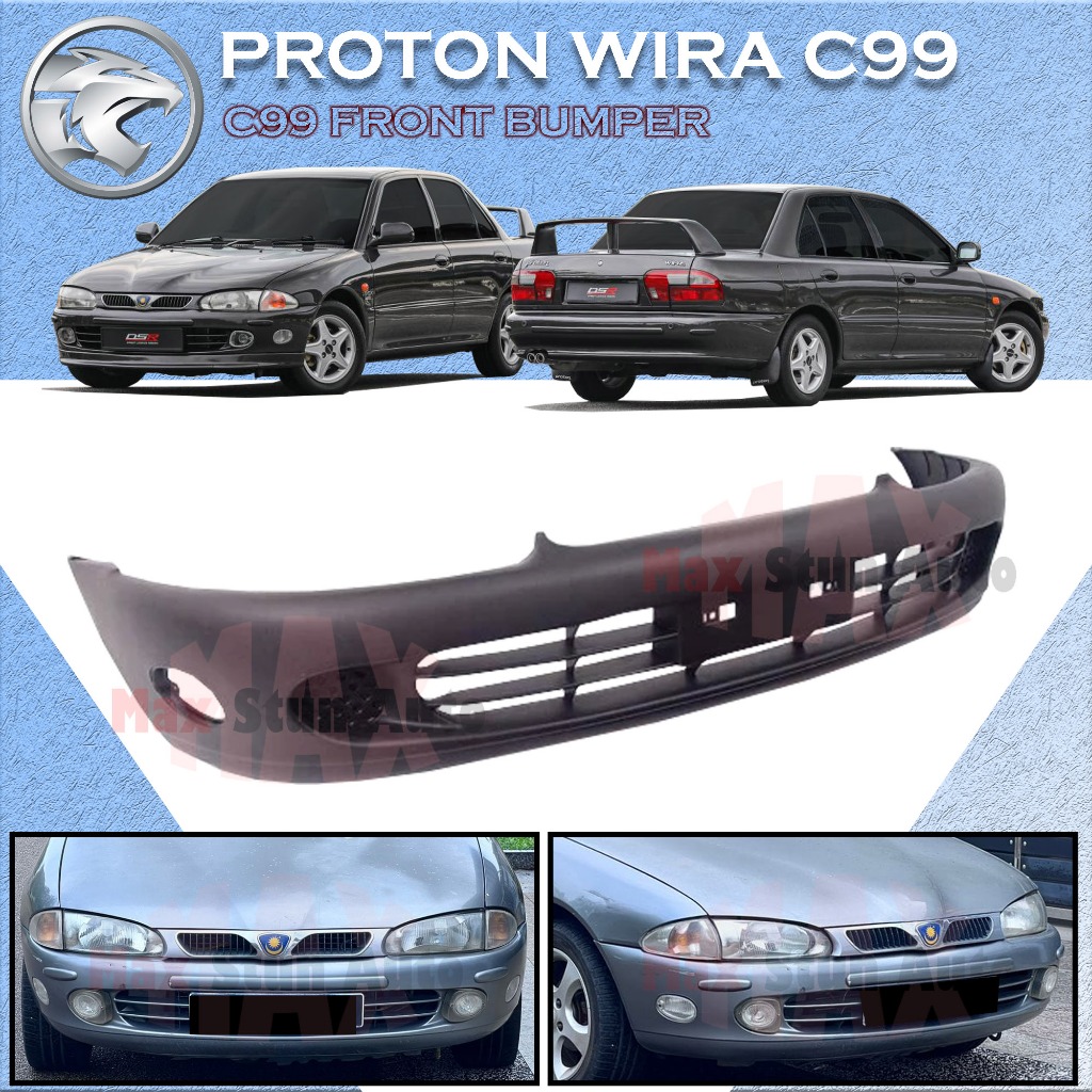 PROTON WIRA SEDAN AEROBACK C99 LOOK FRONT BUMPER DEPAN C99 WIRA ...