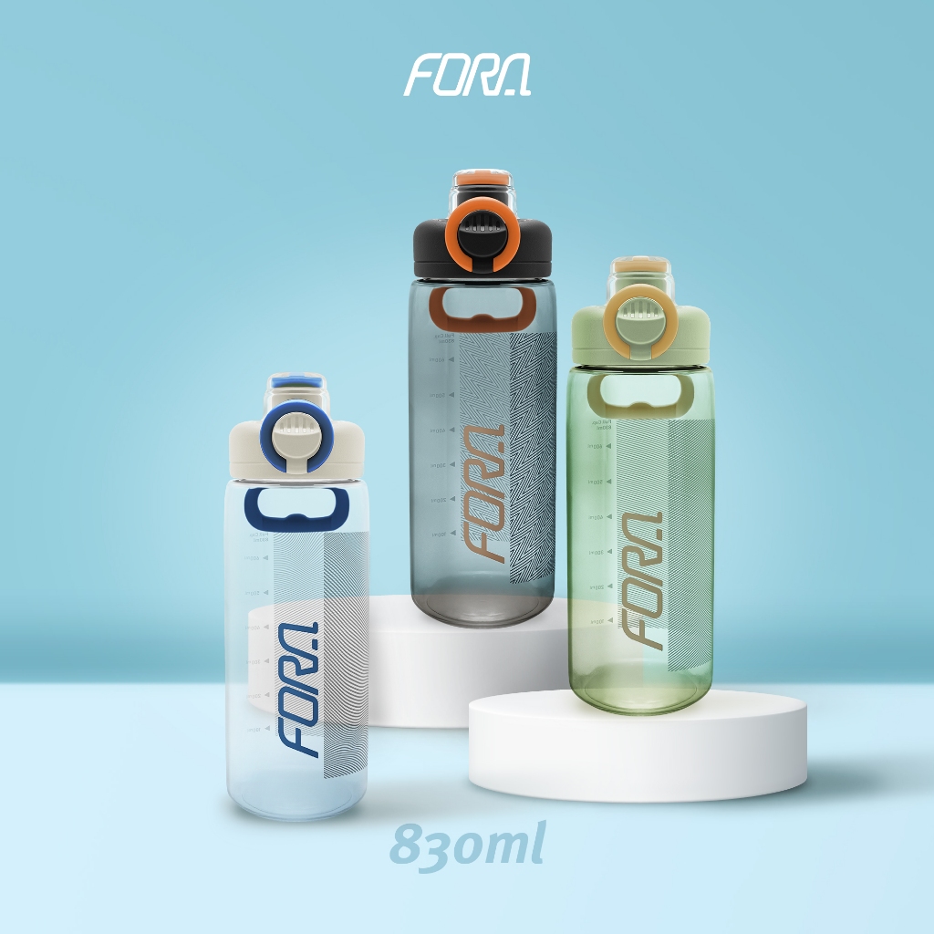 FORA Pura 830ml | Botol Air Sukan Kedap Bocor | Leak Proof Sport Water ...