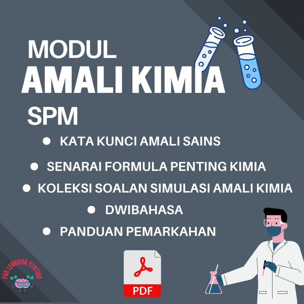 Modul Amali Kimia Eksperimenn SPM Tingkatan 4 & 5 Dwibahasa Kertas 3 Chemistry Experiments ...