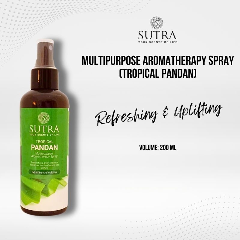 SUTRA Multipurpose Aromatherapy Tropical Pandan Spray - Haruman Pandan ...