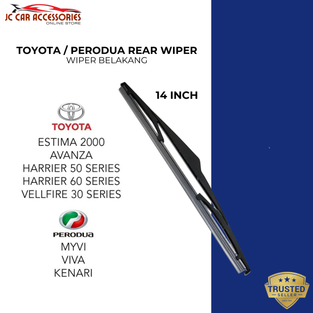 Toyota Rear Windscreen Wiper Blade Wiper Belakang Windshield Estima ...