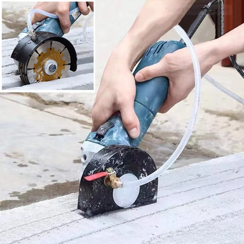 Angle grinder without dead ends double-sided atomized water filling ...