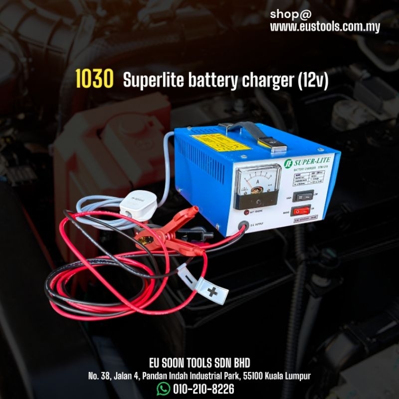 Superlite STM 1210 Battery Charger (Charge 1x 12V) | Shopee Malaysia