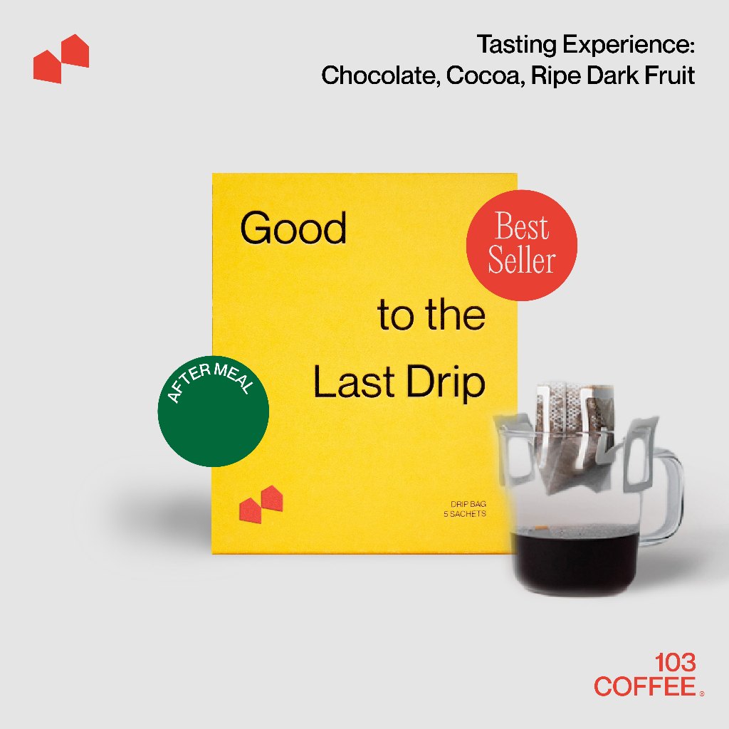 DRIP BOX Sachets Aftermeal House Blend (10gx5's) 咖啡豆 Coffee Sachets ...