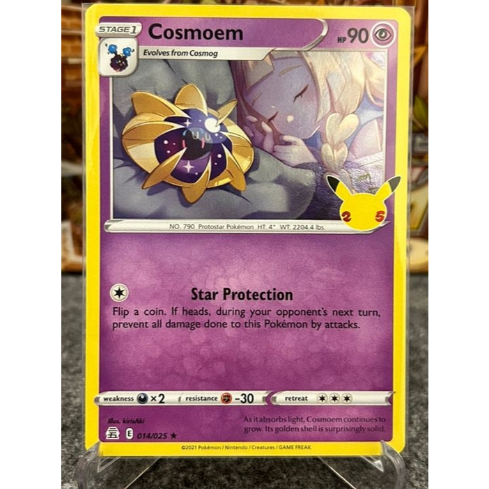Pokemon TCG 25th Anniversary Celebrations - Cosmoem Holo Rare - 14/25 ...