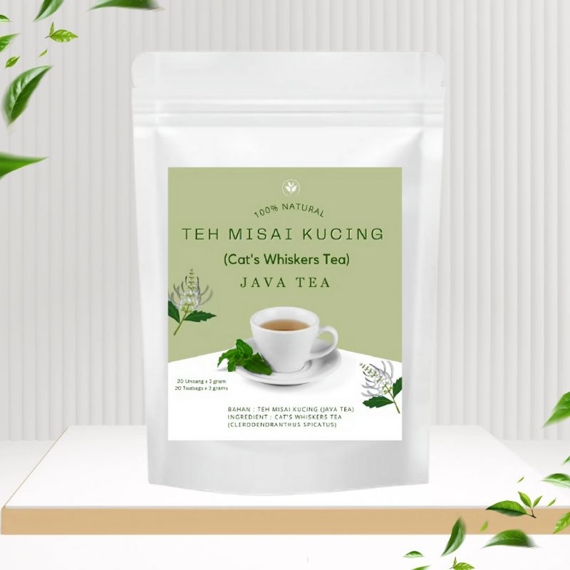 Teh Misai Kucing Tulen (20 Uncang x 3 gram) /Pure Java Tea (Cat's ...