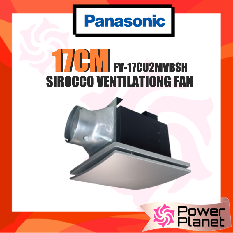 Panasonic Ventilation Exhaust Fan 17cm Ventilating FV-17CU2MVBSH ...