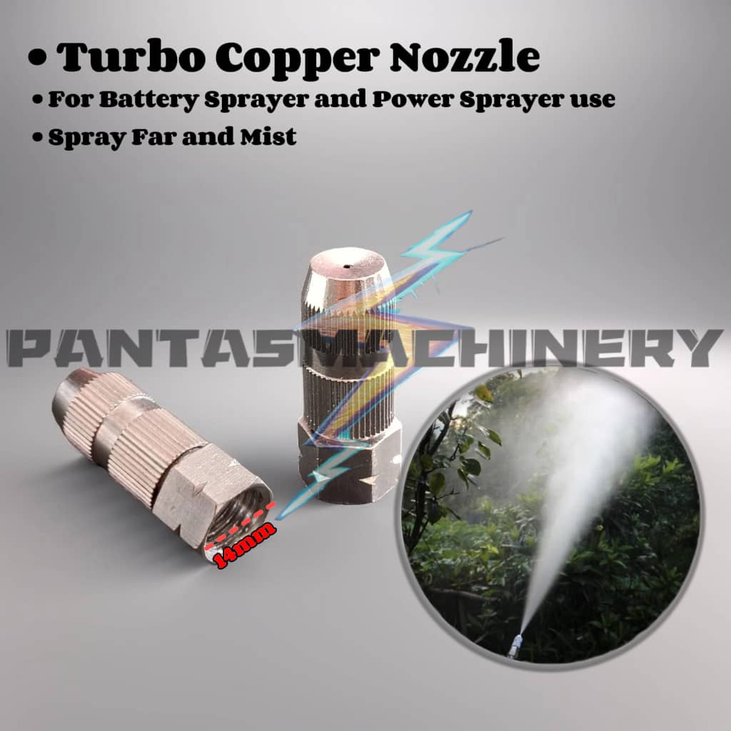 Turbo Mist Nozzle 14mm MLY White High Quality Kepala Pam Racun Kabus ...