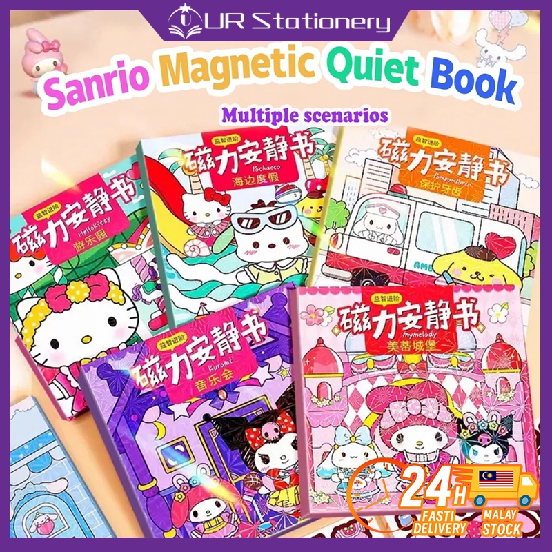 Buku Senyap 18*56Cm Diy Magnetic Quiet Book Melody Handmade Educational ...