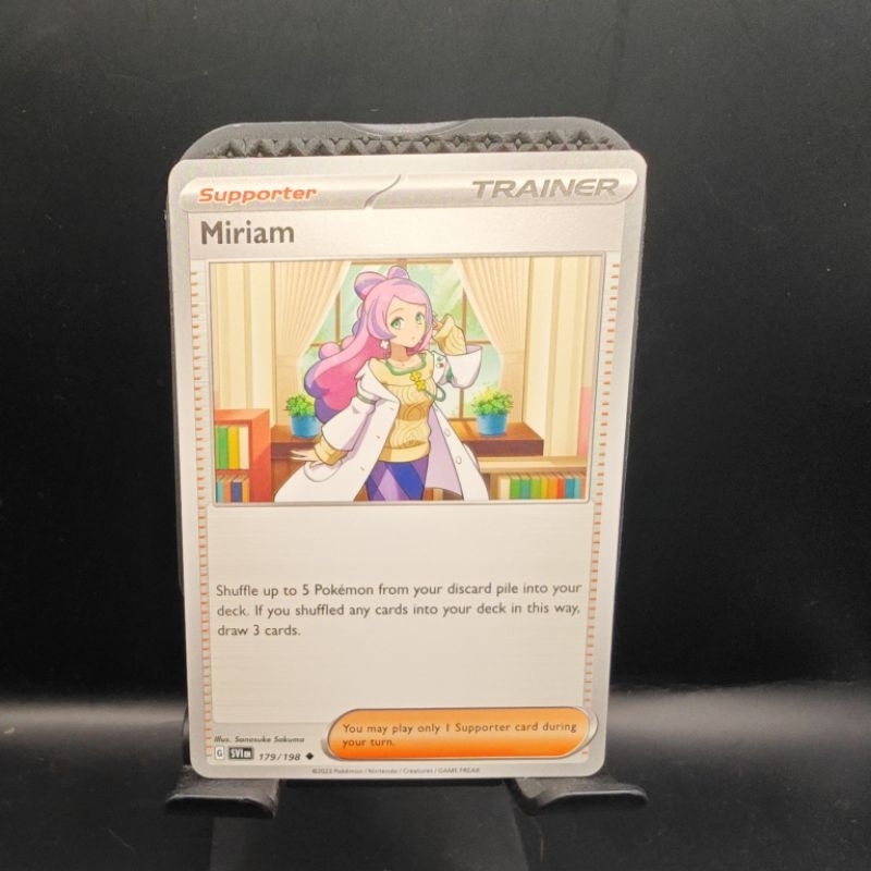 Miriam 179/198 Scarlet Violet Base (Trainer Supporter) | Shopee Malaysia