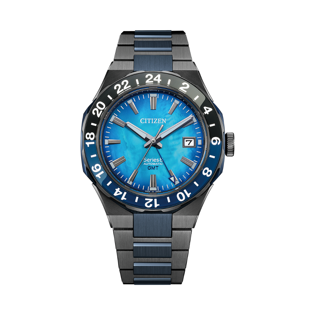 Citizen Series 8 NB6036-52N 880 GMT Blue Dial Stainless Steel Bracelet ...