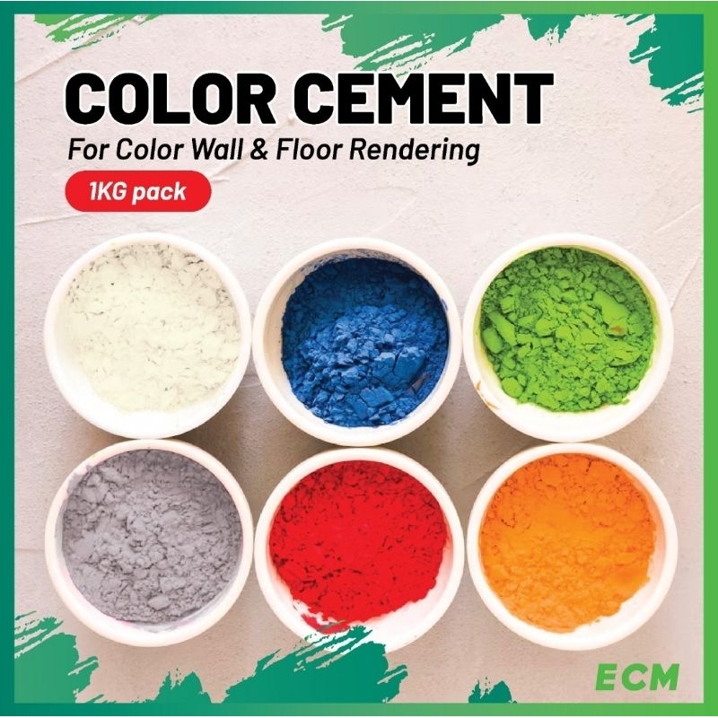 [READY STOCK] Easy DIY Mix Color Cement (1KG) 🌈 Simen Warna Lantai ...