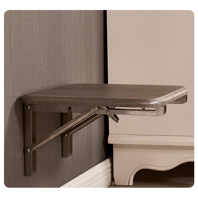 Foldable Shoes Changing Stool Wall-Riding Stool Space Saving Wall ...