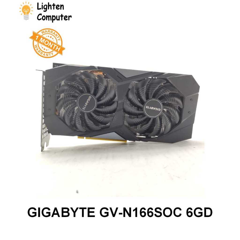 【USED】 GIGABYTE GTX 1660 SUPER OC 6GB GDDR6 Graphic Card | 8 PIN ...