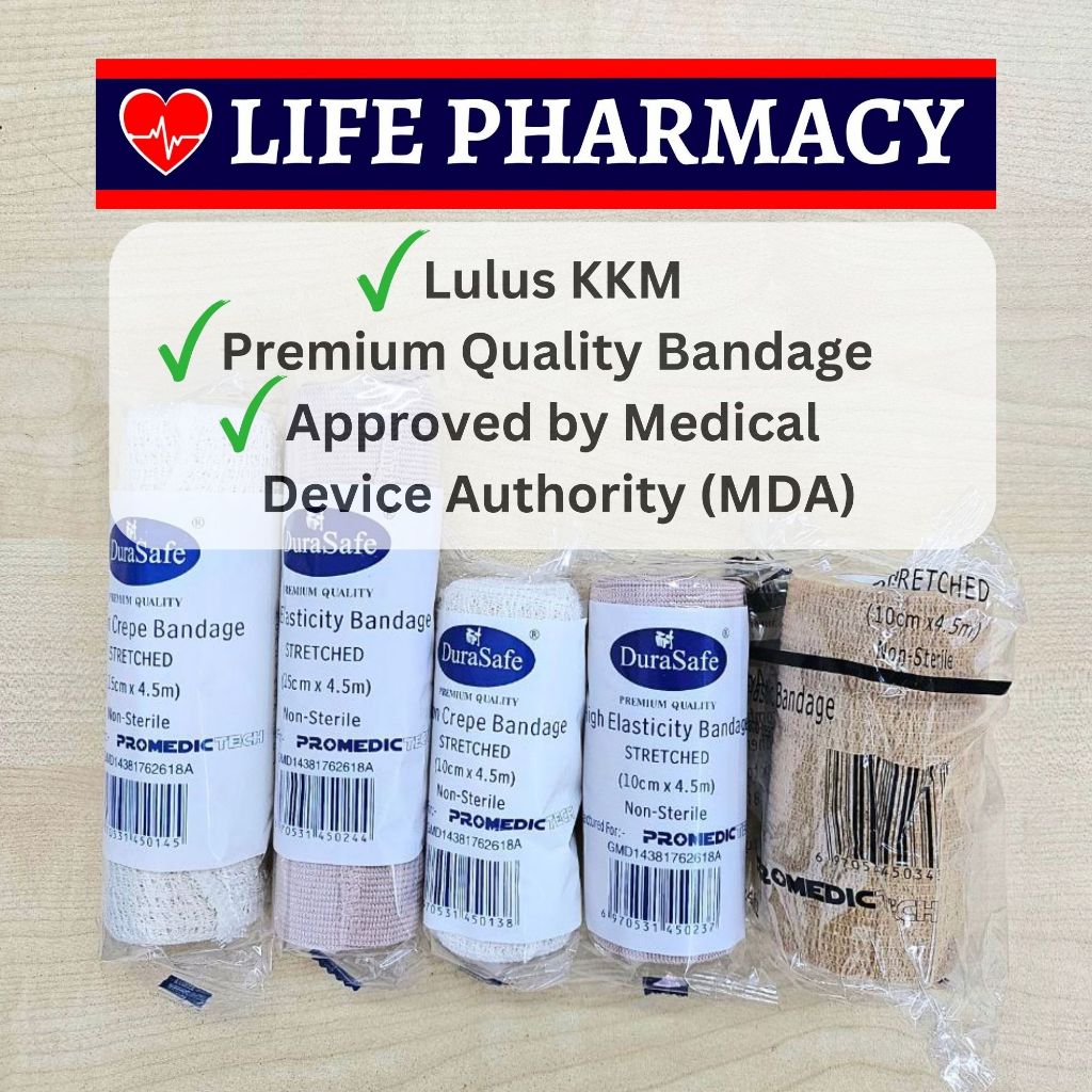 [LULUS KKM] Premium Quality Elastic Bandage (Medical Grade) | Shopee ...