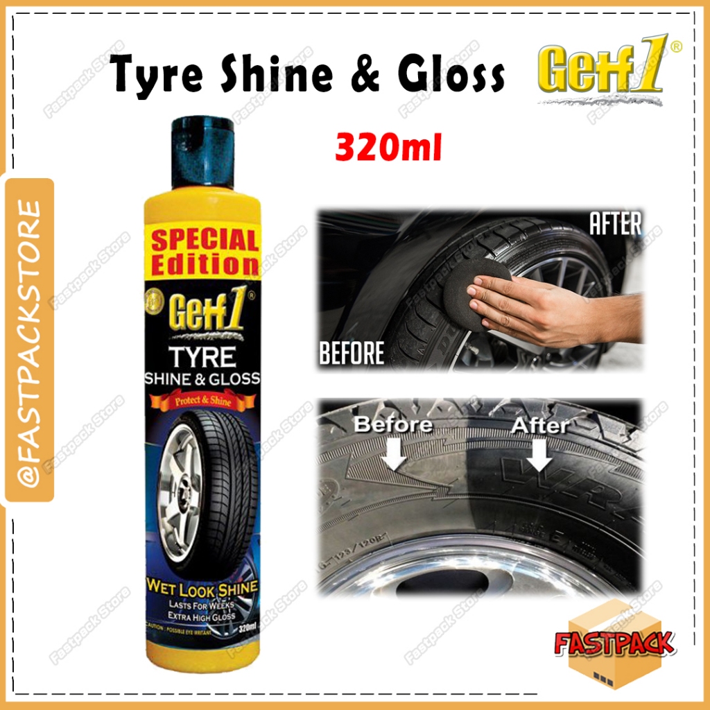 Getf1 Tyre Shine & Gloss Protects & Extra Shine Special Edition Long ...
