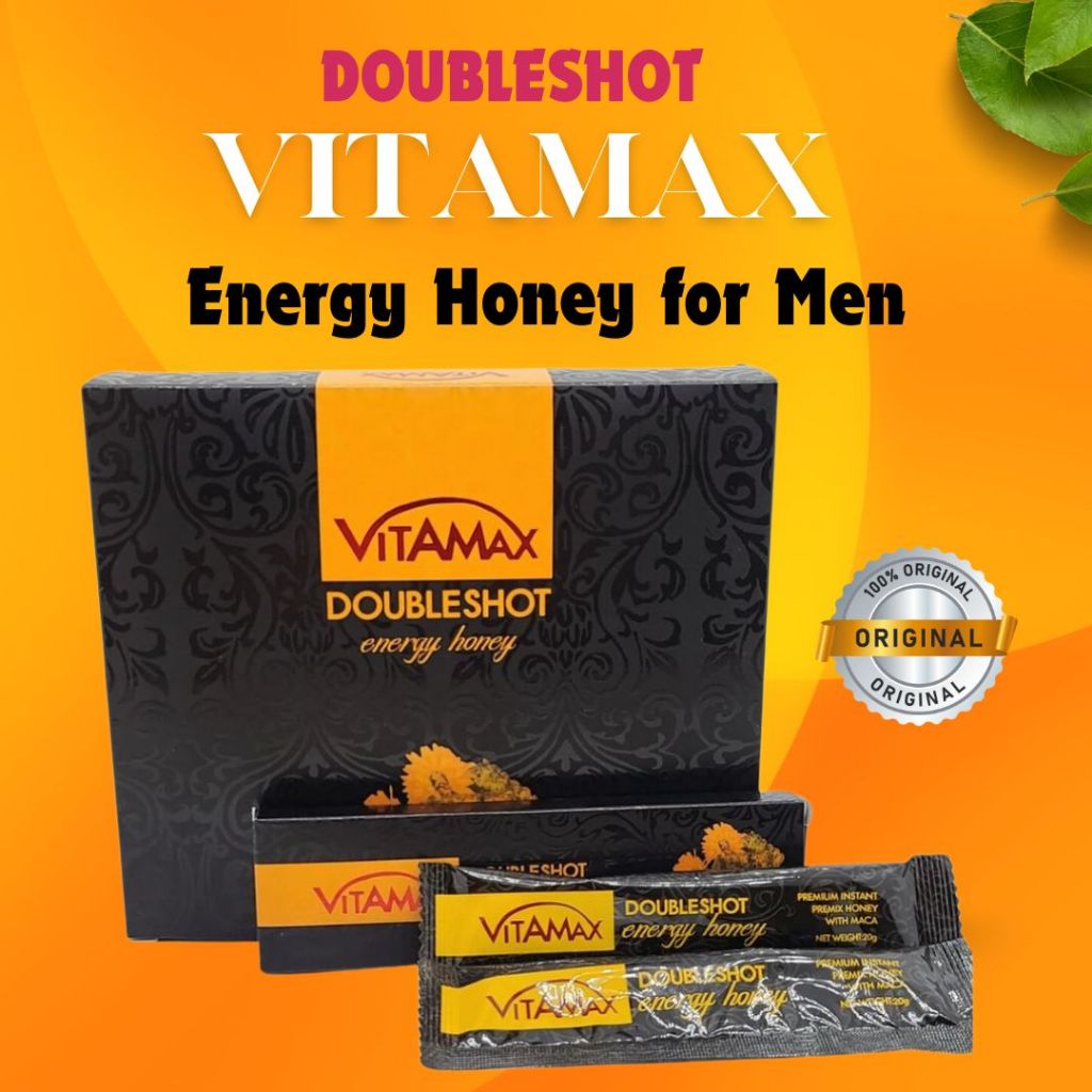 Vitamax Doubleshot Energy Honey for Men - Permium Instant Premix Honey ...