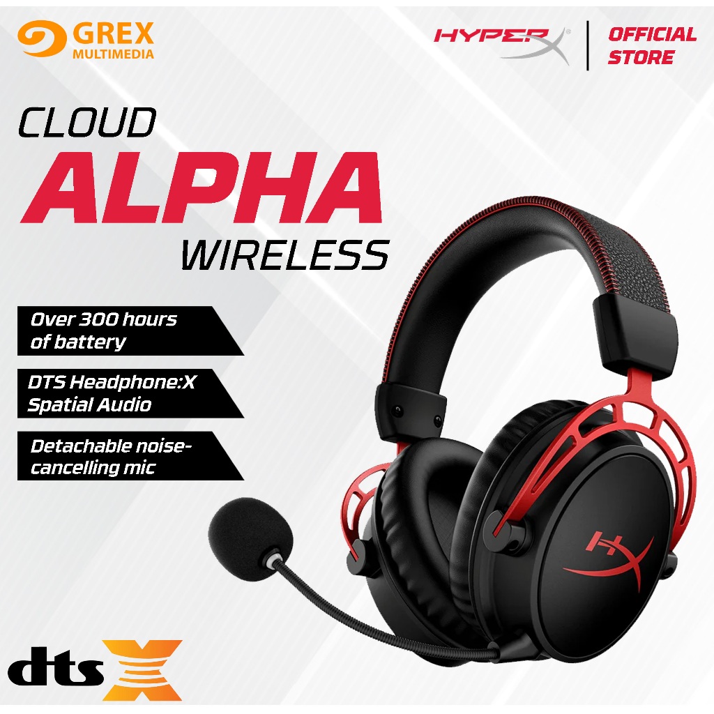 HyperX Cloud Alpha - Wireless Headset [4P5D4AA] | Shopee Malaysia
