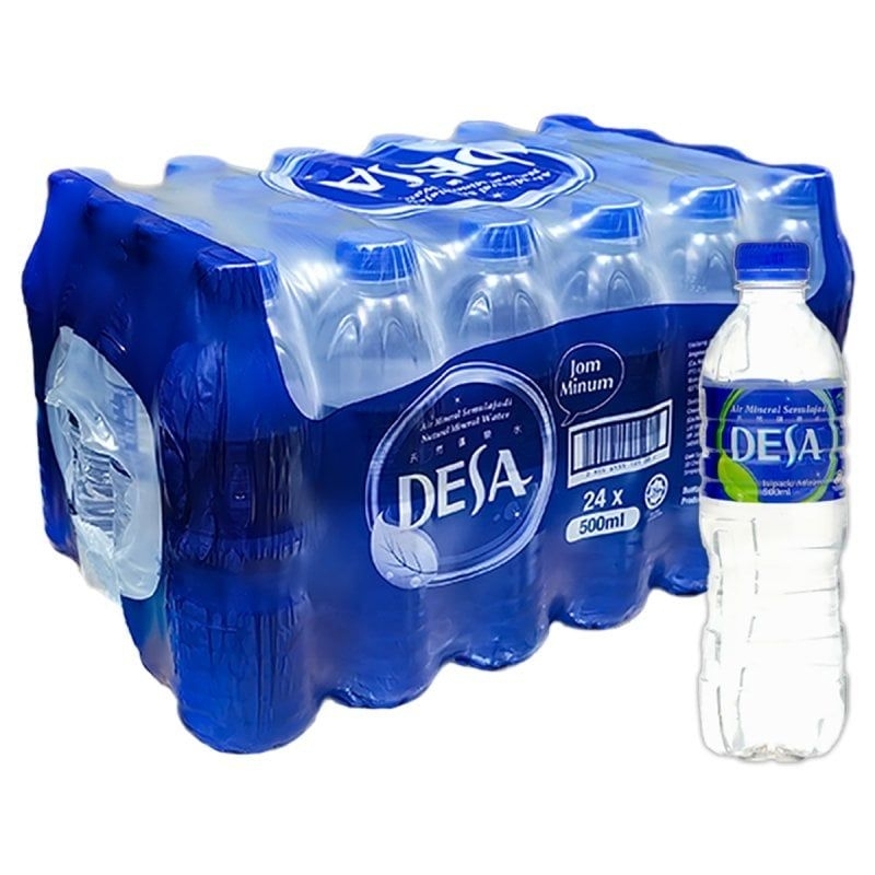 [TKM] DESA Mineral Water 500ml x 24 Bottles | Shopee Malaysia