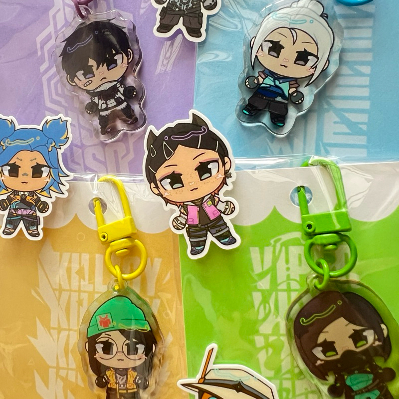 Valorant Epoxy Resin Keychains | Shopee Malaysia