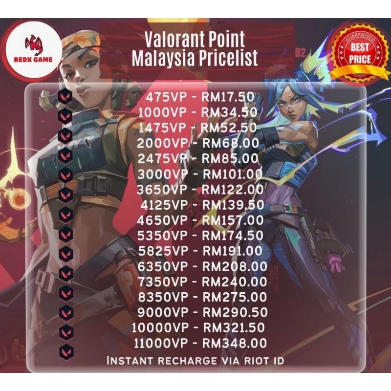 [Cheapest And Instant 1min] Valorant Points Murah | Valorant Vp Cheap | Valorant Points Cheap ...