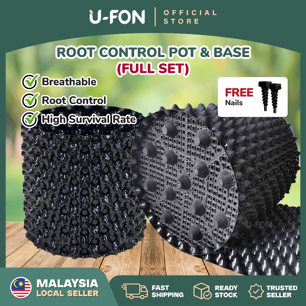 [Full Set] Root Control Trainer Pot Set Air Pruning Pot Set Easy ...