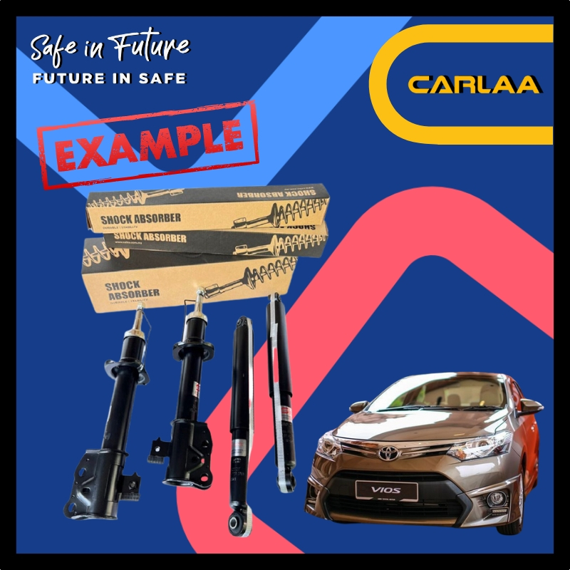 ORIGINAL SAIKO ABSORBER FRONT AND REAR FOR VIOS NCP150 (1 YEAR WARRANTY ...