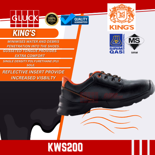 KING'S KWS200 Safety Shoes / Safety Boot / Kasut Selamatan 安全鞋 | Shopee ...