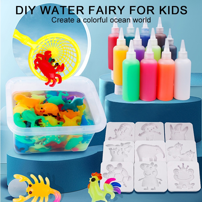 40pcs Educational Toys DIY Magic Water Elves Spirit Slime Funny Magical ...