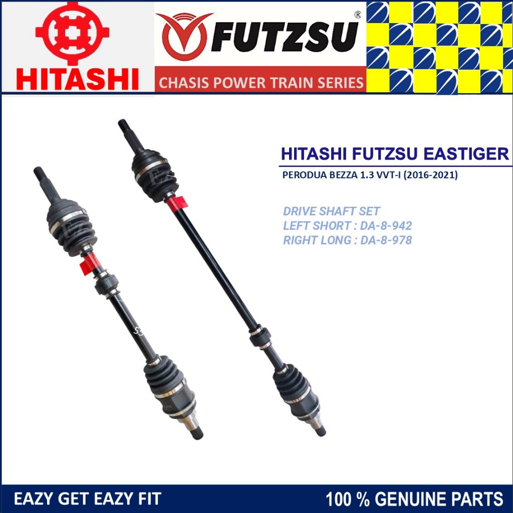 [2 IN 1] - DRIVE SHAFT SET FOR PERODUA PERODUA BEZZA 1.3 VVT-I 2016 ...