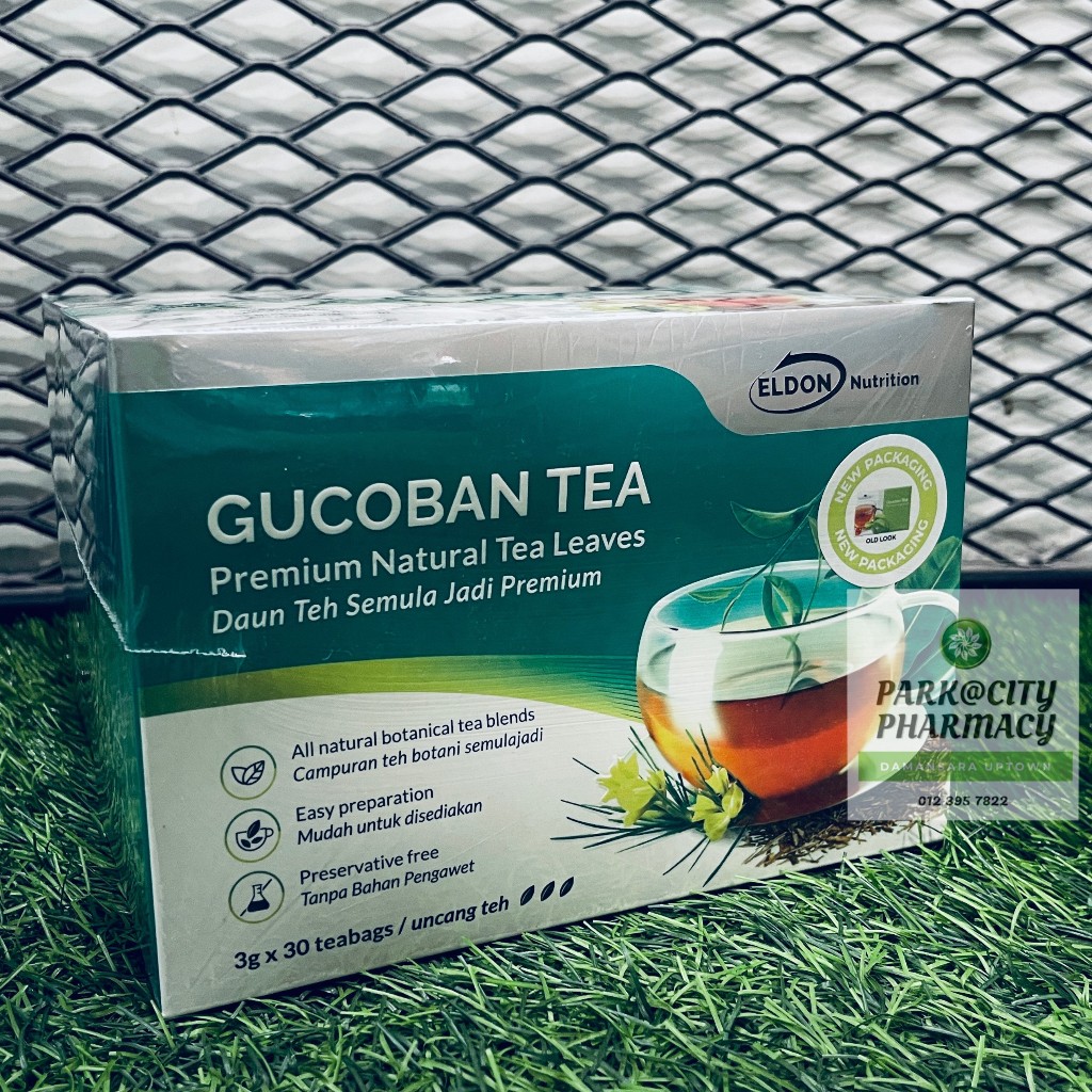 [ FREE GIFT ] Eldon Nutrition Gucoban Tea Premium Natural Tea Leaves ...