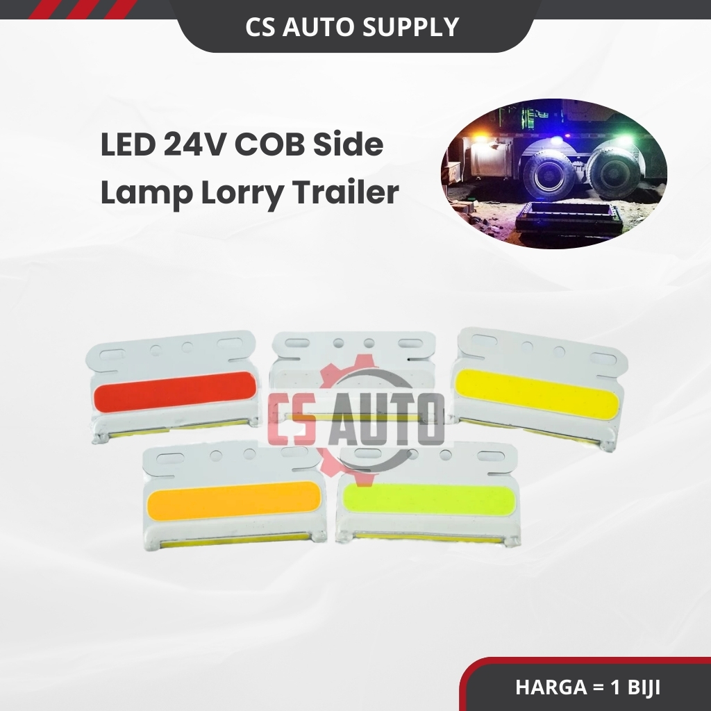 LED 24V COB Side Marker Lamp Lorry 3 5 Tonne Trailer Waterproof Lori ...