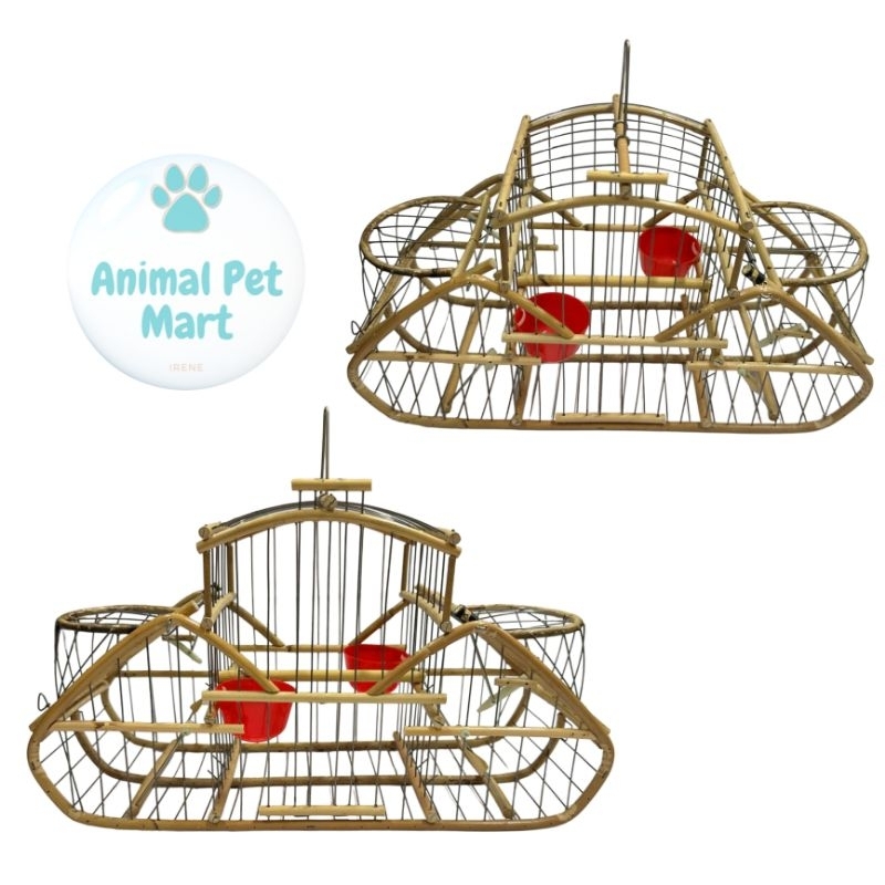 JEBAK BURUNG SANGKAR SERINDIT ROTAN PINTU 2 (2 in 1) | Shopee Malaysia