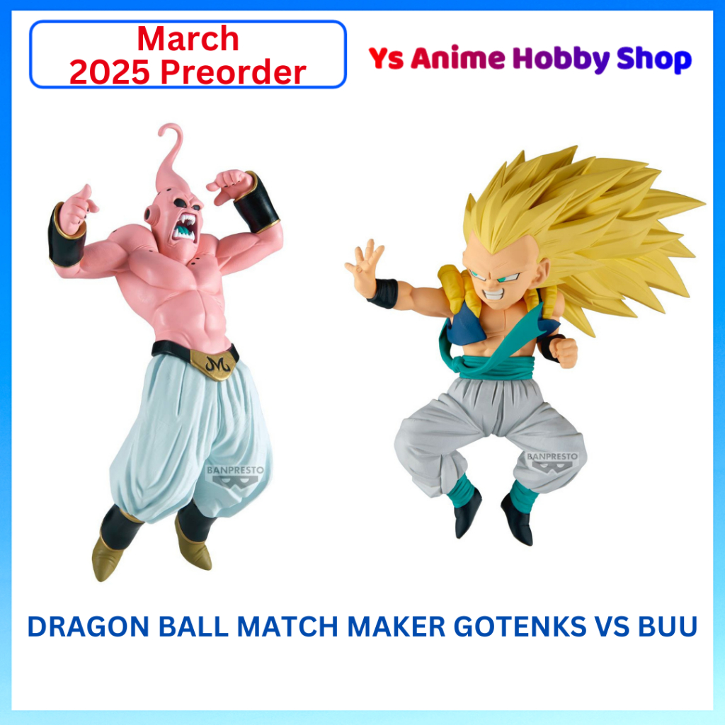 【March 2025 Preorder】Banpresto Dragon Ball Z Match Makers Gotenks vs Majin Buu | Shopee Malaysia