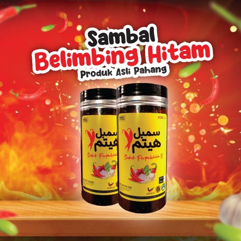 450gm Sambal Hitam Pahang Belimbing Extra (Family pack) | Shopee Malaysia