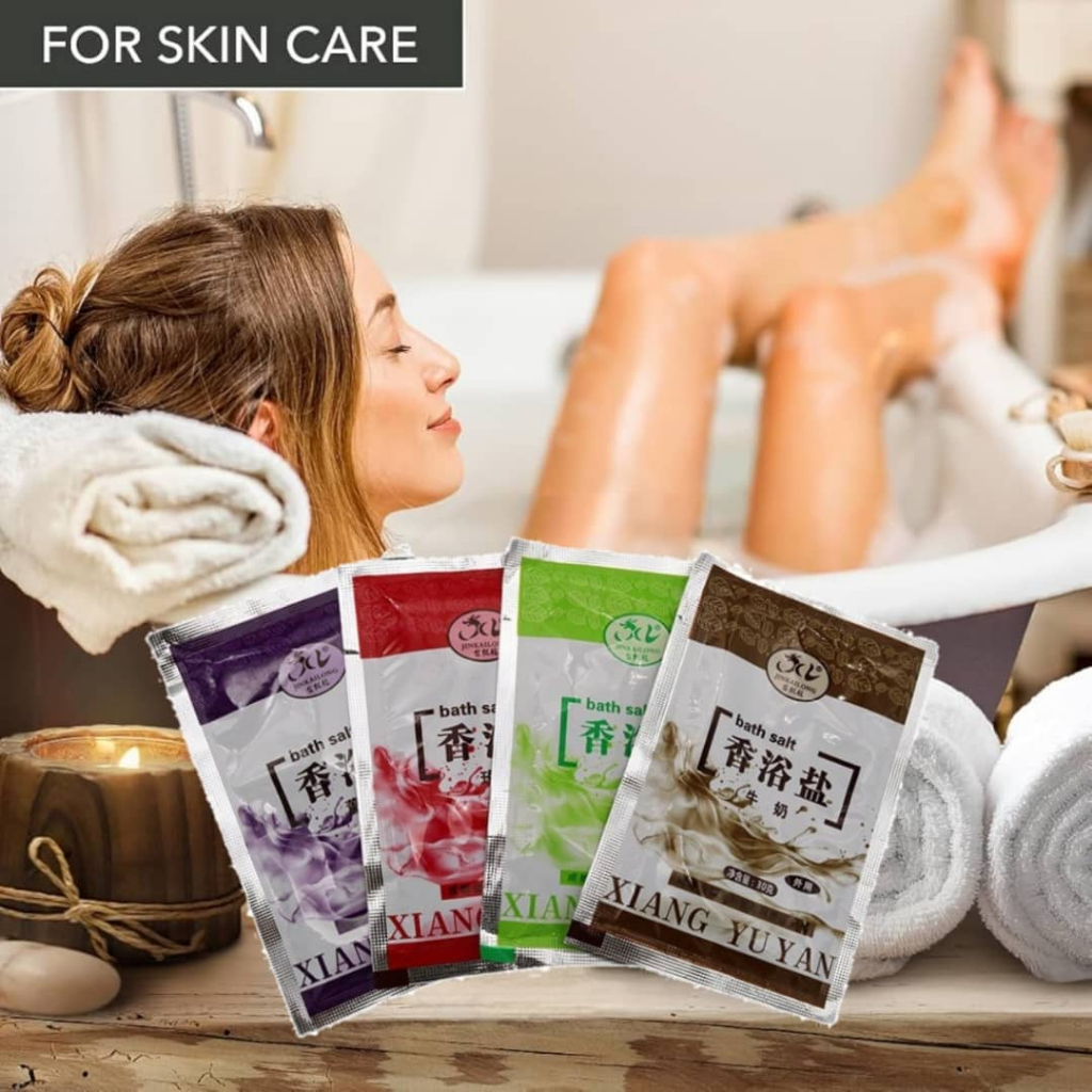 Body & Foot Spa Relaxing Lavender Ginger Fruit Milk Rose Bath Salt ...