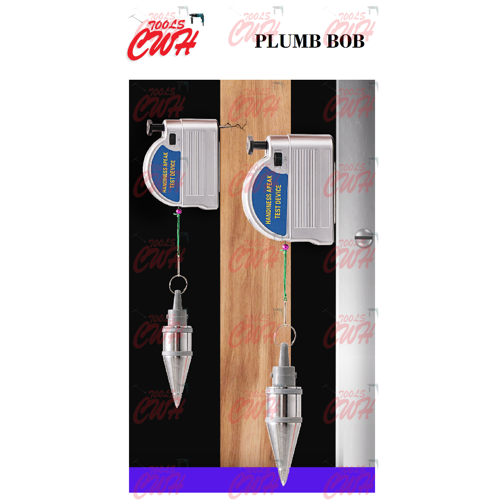 250G 6METER MAGNETIC PLUMB BOB VERTICAL LINE MEASURE MEASURER MEASURING ...