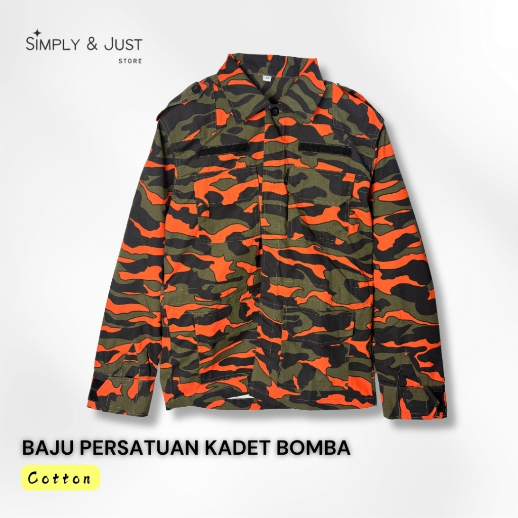 Baju Uniform Kadet Bomba/ Baju Celoreng/Uniform Persatuan Kadet Bomba ...