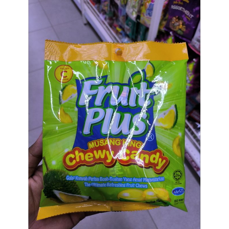 Fruit Plus chewy candy Musang King flavor | Shopee Malaysia
